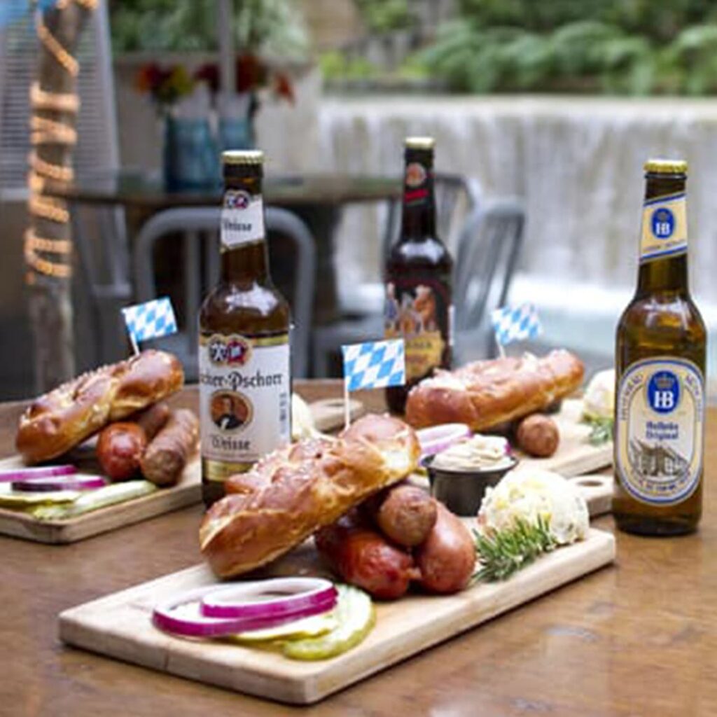 Food Menu - Bier Garten River Walk